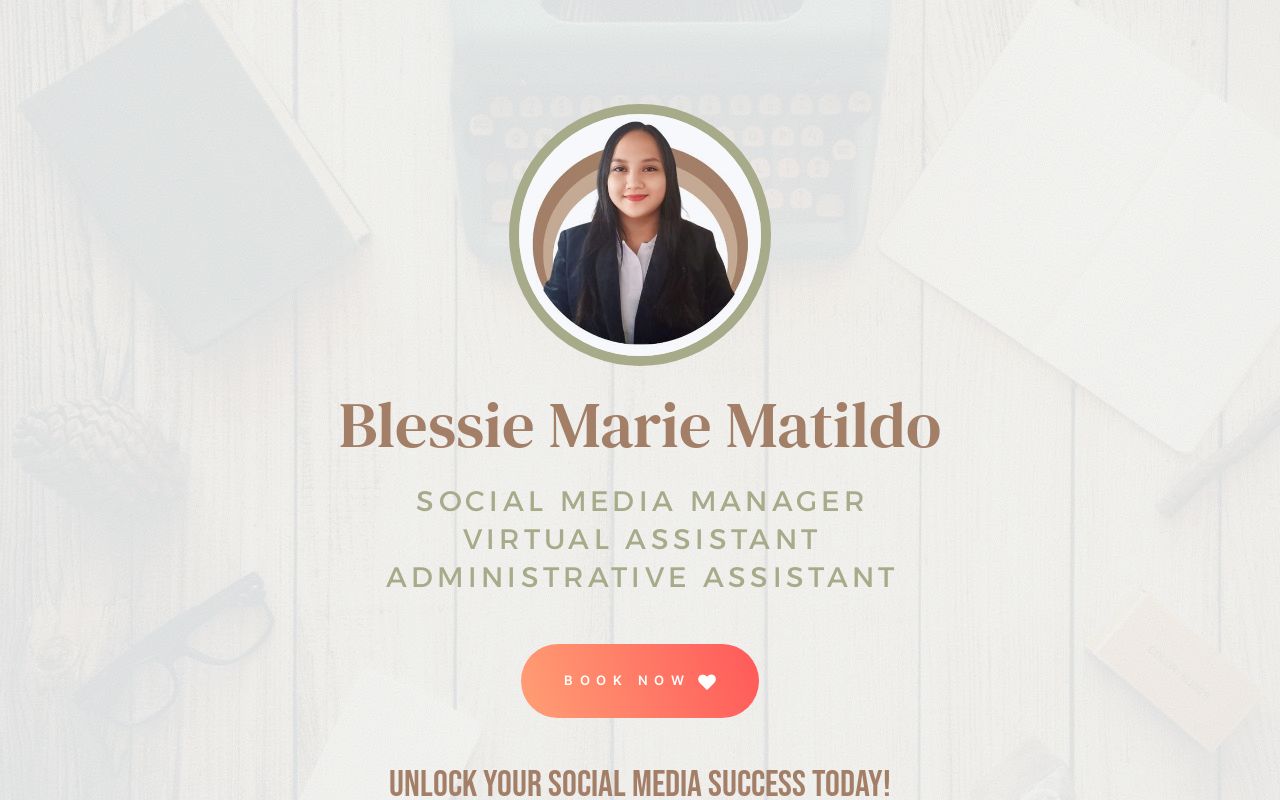 Blessie Marie Matildo - Social Media Manager